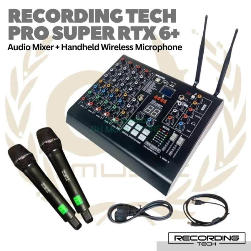 Jual Microphone Wireless Recording Tech Original, Murah & Diskon Juni ...