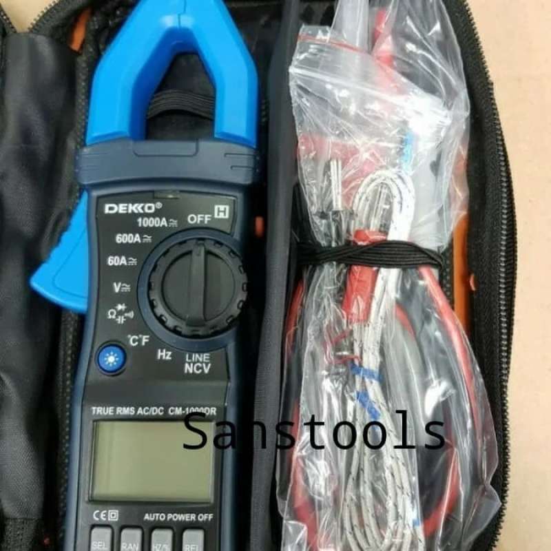 Promo Dekko CM1000DR tang ampere ac/dc 1000A digital clamp meter CM ...