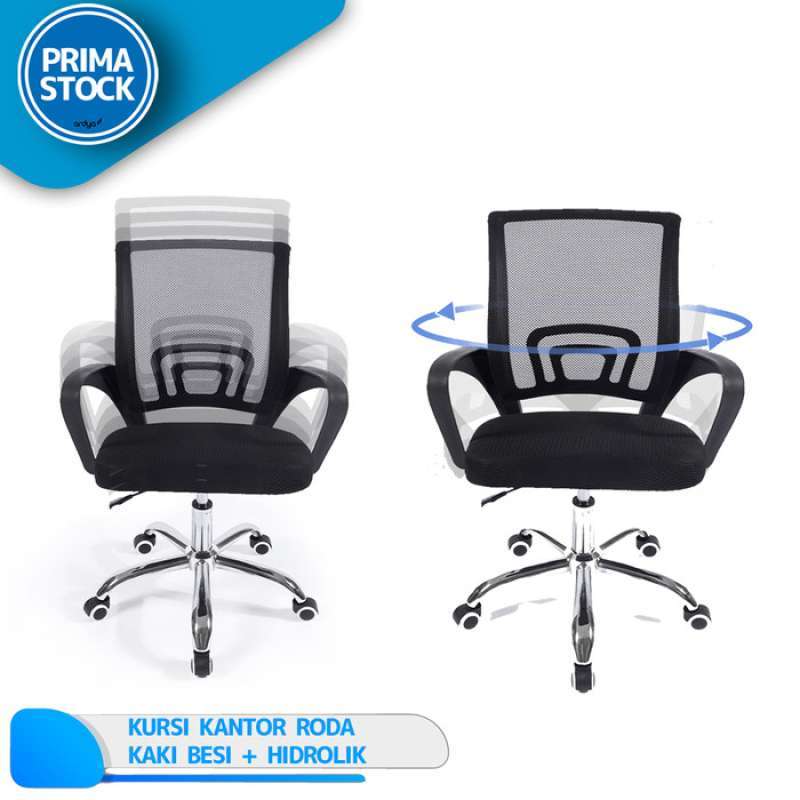 Promo Kursi Kerja Kantor Office Roda Jaring Mesh Hidrolik Manager Staf ...