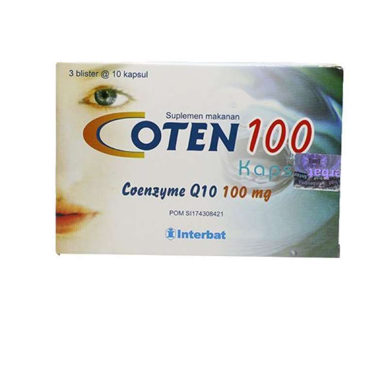 Jual Coten 100 Mg Blister 10 Kapsul / Suplemen Kesehatan / Kimia Farma ...