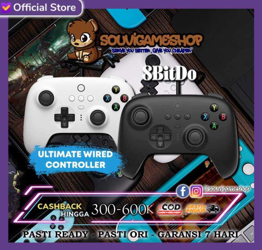 Jual 8Bitdo Ultimate Wired Controller PC Windows Switch Android ...