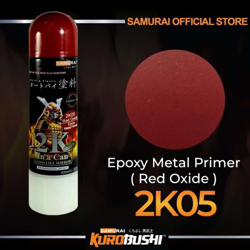Promo Samurai Paint Epoxy Metal Primer 2K05 (Red Oxide) #2K05 Diskon 23 ...