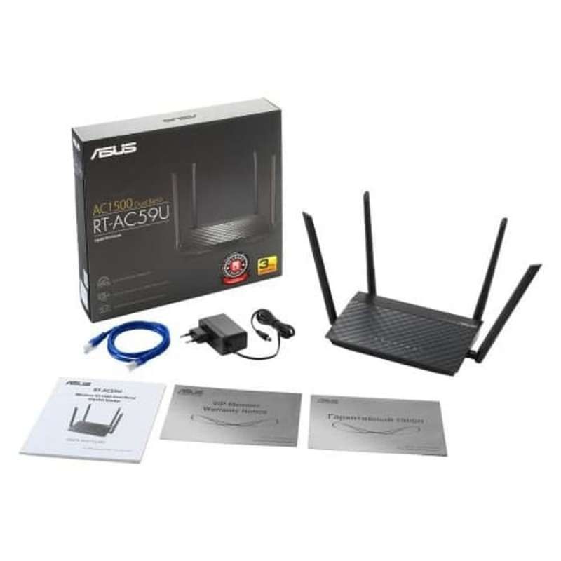 Promo Asus Router Rt-ac59u Ac1500 Enhanced Ac Performance : 600+867 ...