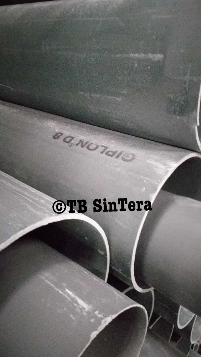 Promo Pipa Pvc 8â€œ Inch D Abu Giplon Per Batang Diskon 33% di Seller ...