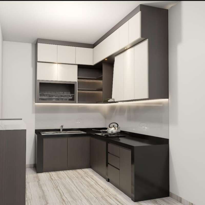 Promo Kitchen Set Minimalis / Lemari Dapur Custom Interior Design ...