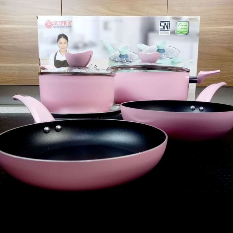 Promo PANCI SET / COOKWARE SET 7 PCS ROSEMARY SUPRA Diskon 23% di ...