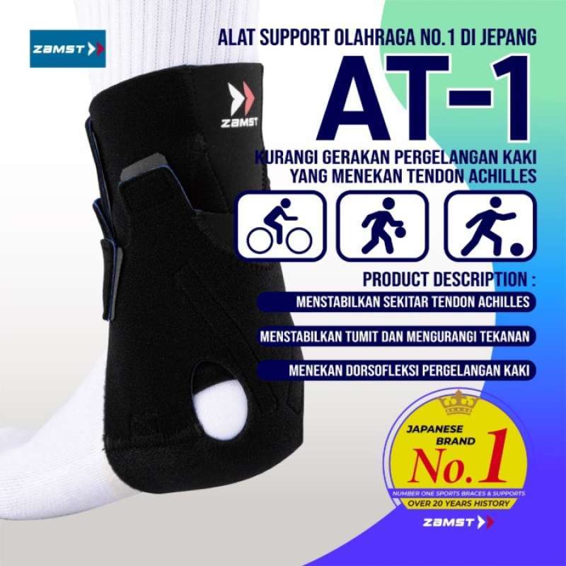 Jual Achilles Tendon Support Deker Tumit Zamst At-1 Japan Original Di Seller Berkah Sejahtera ...