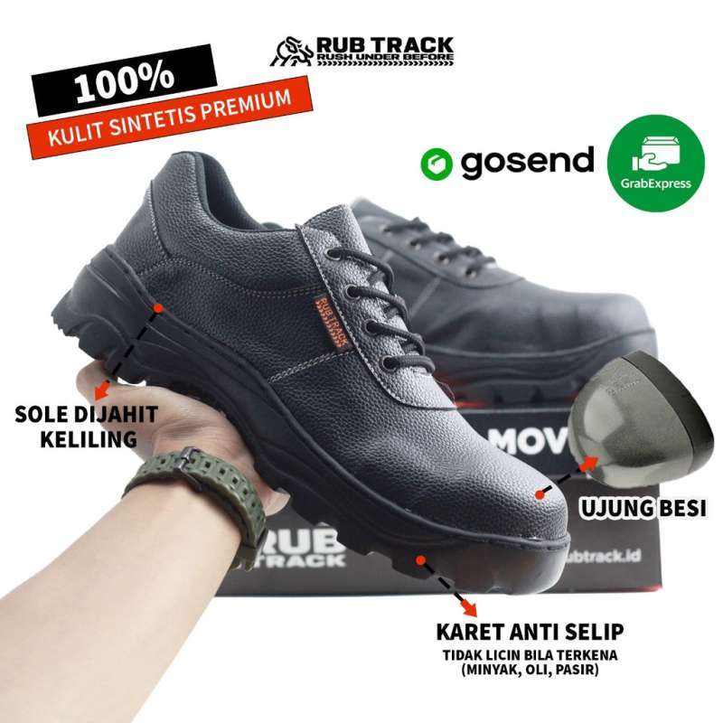 Promo RUB TRACK - SEPATU SAFETY BOOTS PRIA WANITA UNISEX 36 - 44 ...