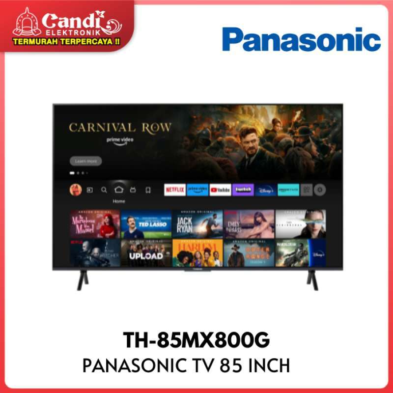 Promo Panasonic 4k Hdr Smart Gooogle Tv 85 Inch Th-85mx800g Diskon 17% ...