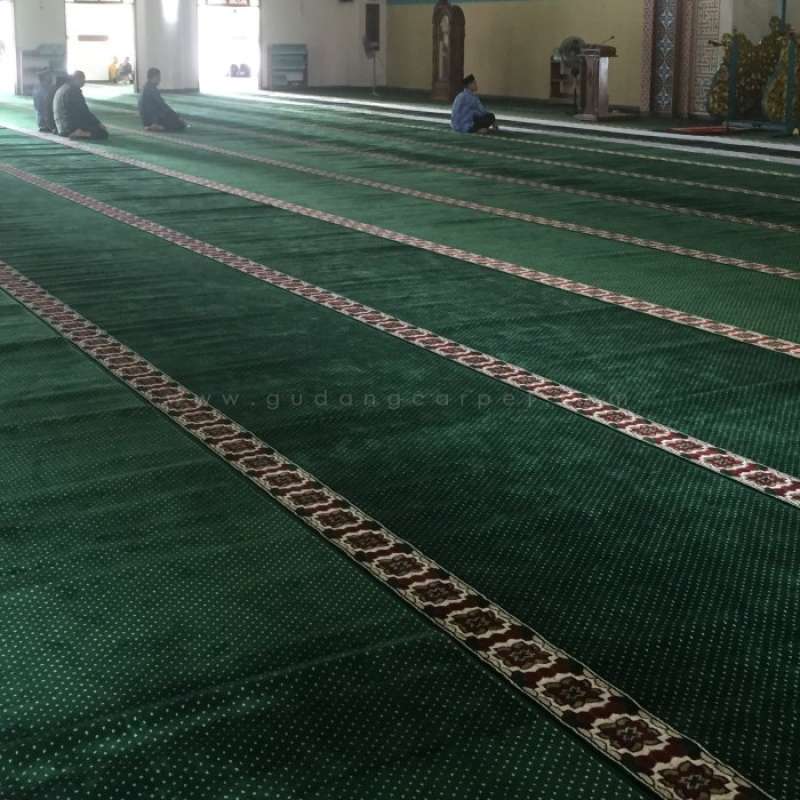 Promo Karpet Masjid Turki Hijau / Green Sultan D064a Diskon 19% Di ...