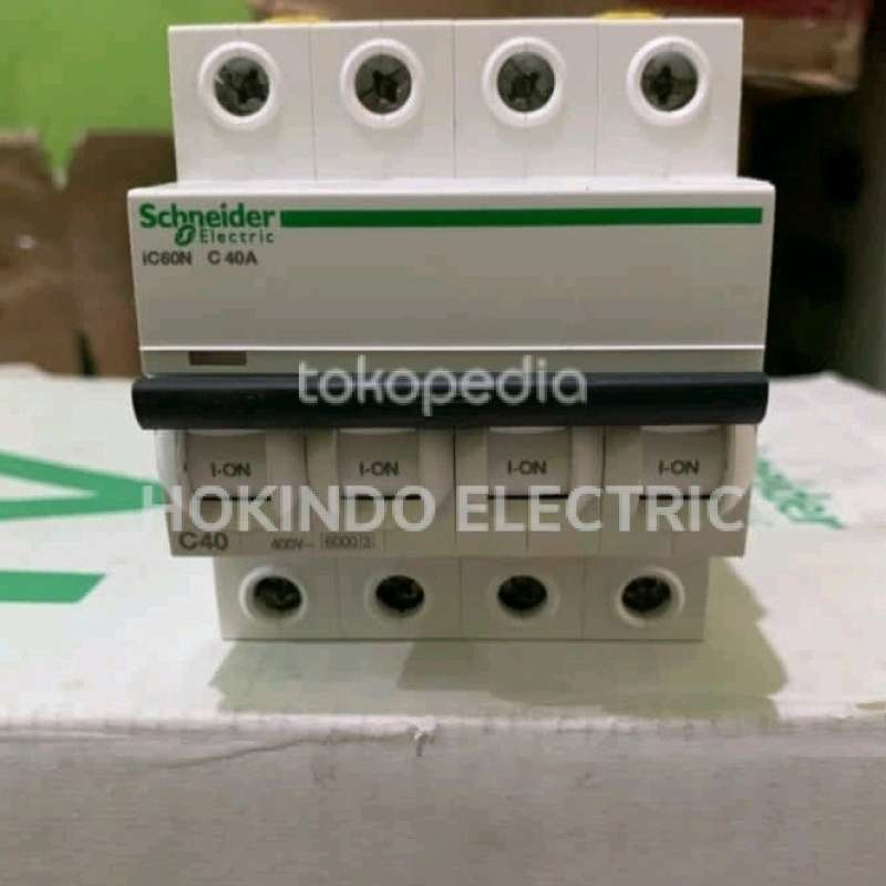 Promo MCB Schneider 4x40A iC60N SNI A9F74440 4P 40A Diskon 23% di Seller CV Poison Serdatu ...