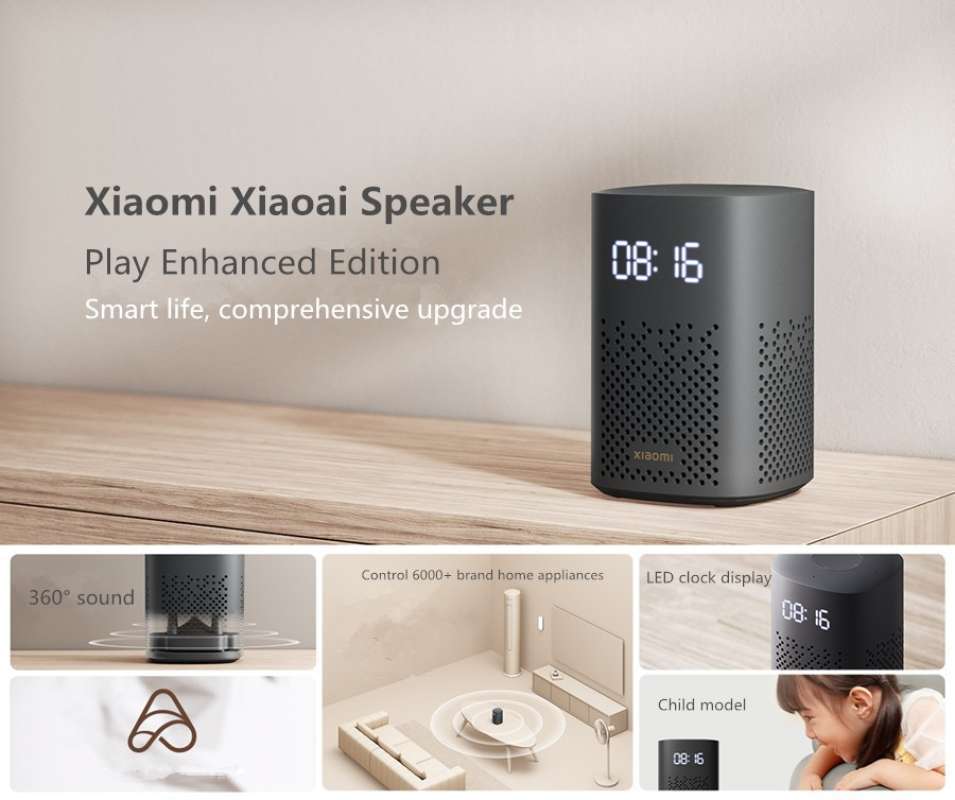 Jual Smart Speaker Ir Control With Led Digital Clock Display - Speaker ...