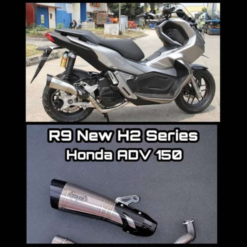 Promo Knalpot R9 H2 New Honda Adv 150 Knalpot Racing R9 H2 Adv150 ...