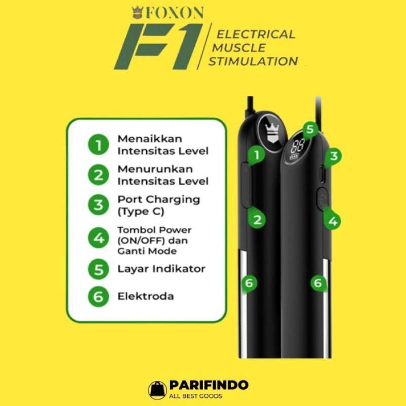 Promo Foxon F1 Ems - Alat Terapi Listrik Olahraga Pembentukan Otot ...