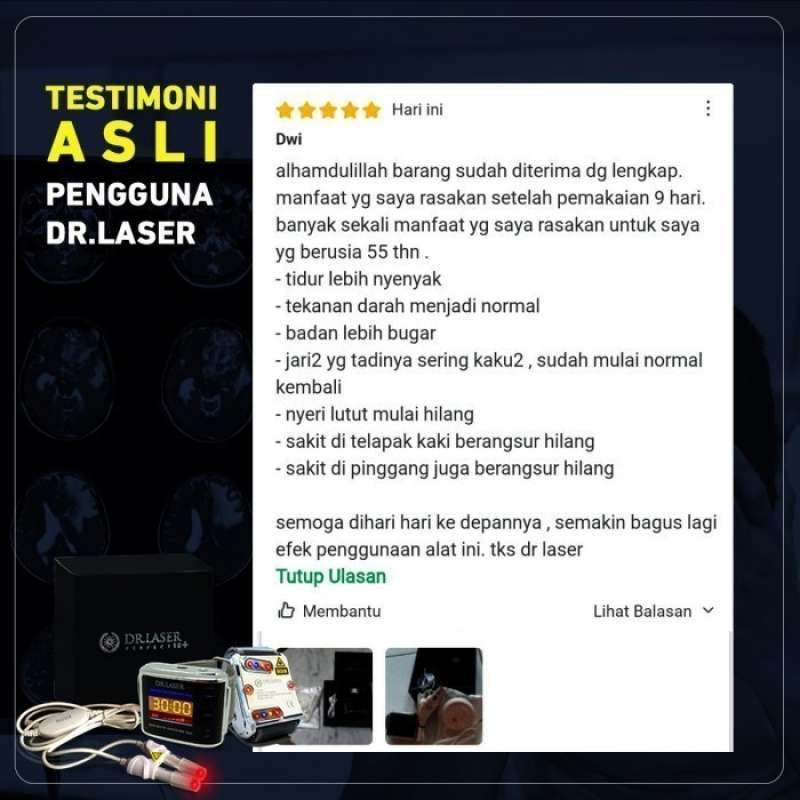 Promo Alat Terapi Laser / Dr Laser Perfect 10 Plus / 10 Titik Laser 3 ...