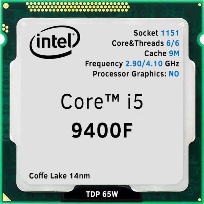 Promo [new & Resmi] Processor Intel Core I5 9400f Box Segel Ori / I5 ...