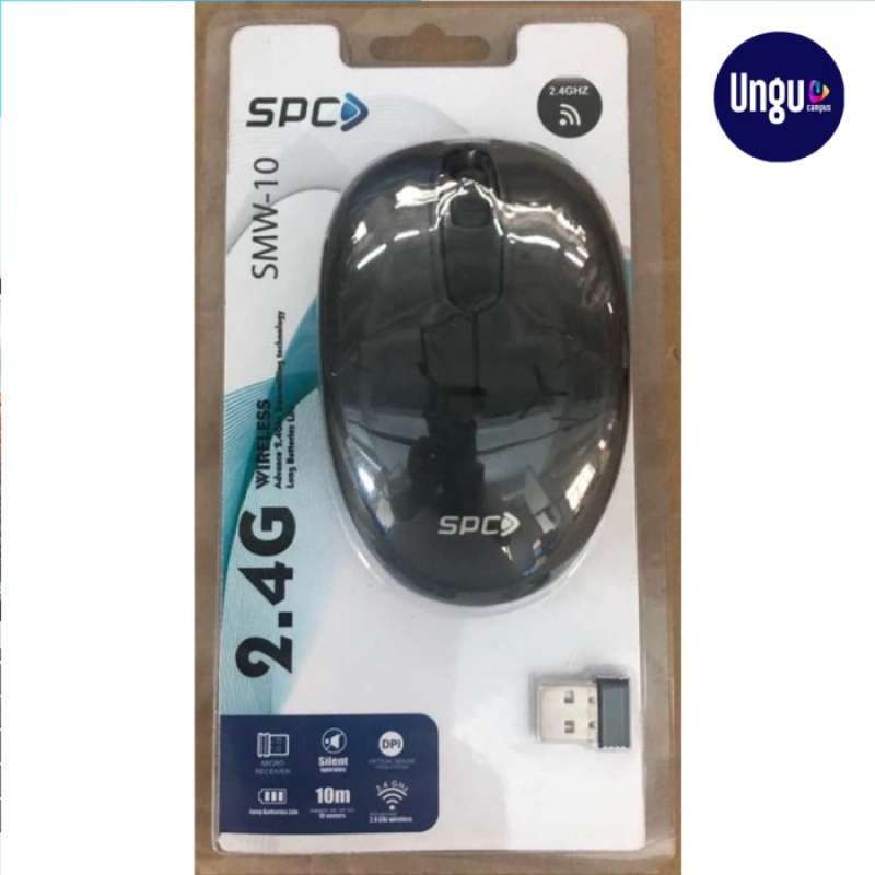 Jual Mouse Wireless 2.4Ghz SPC SMW-10 With Silent operates di Seller ...