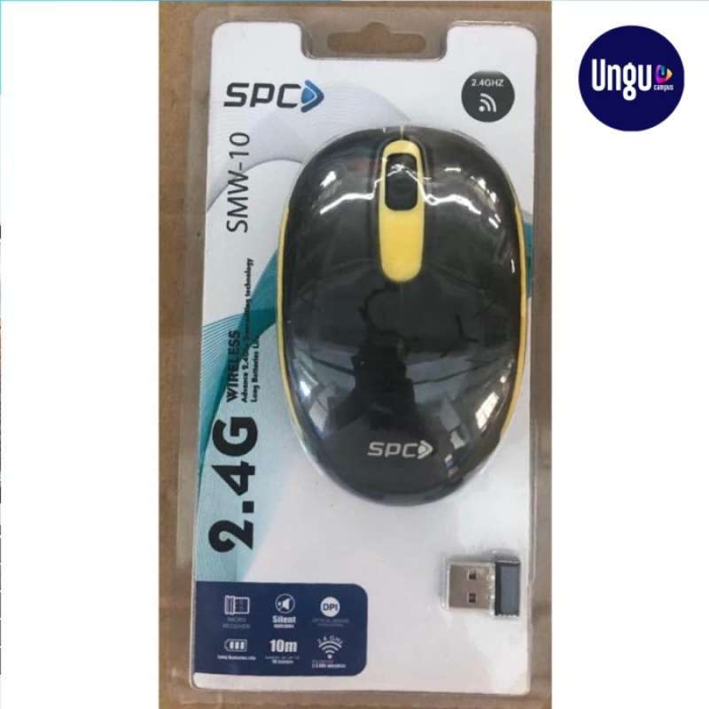Jual Mouse Wireless 2.4Ghz SPC SMW-10 With Silent operates di Seller ...