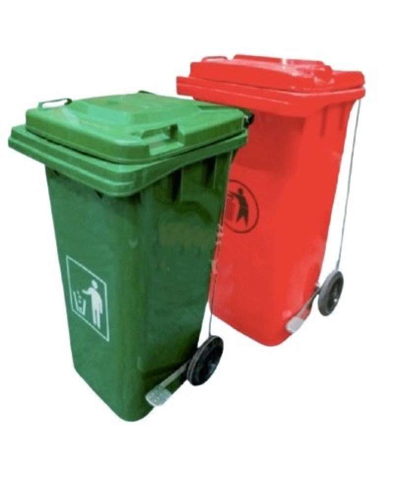 Promo Tempat Tong Sampah Plastik Pedal Roda 100 Liter Plastic Dust Bin Wheel Diskon 23% Di ...