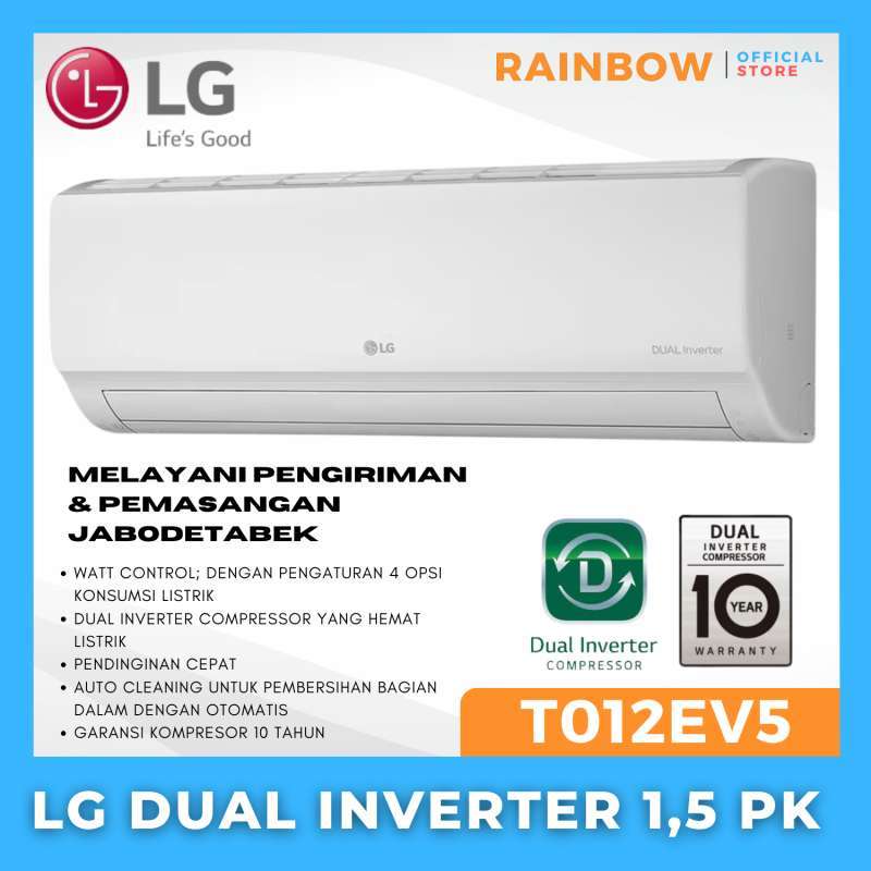 Jual Ac Lg 1,5 Pk Dual Inverter - T12ev5 Di Seller Rainbow Store Indonesia - Sukamulya-3, Kab ...
