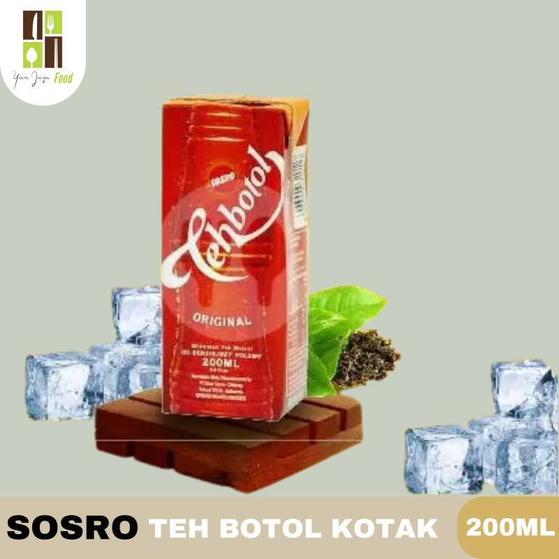 Jual Teh Botol Sosro / Teh Botol Original / Kemasan Kotak 200 ML 1 ...
