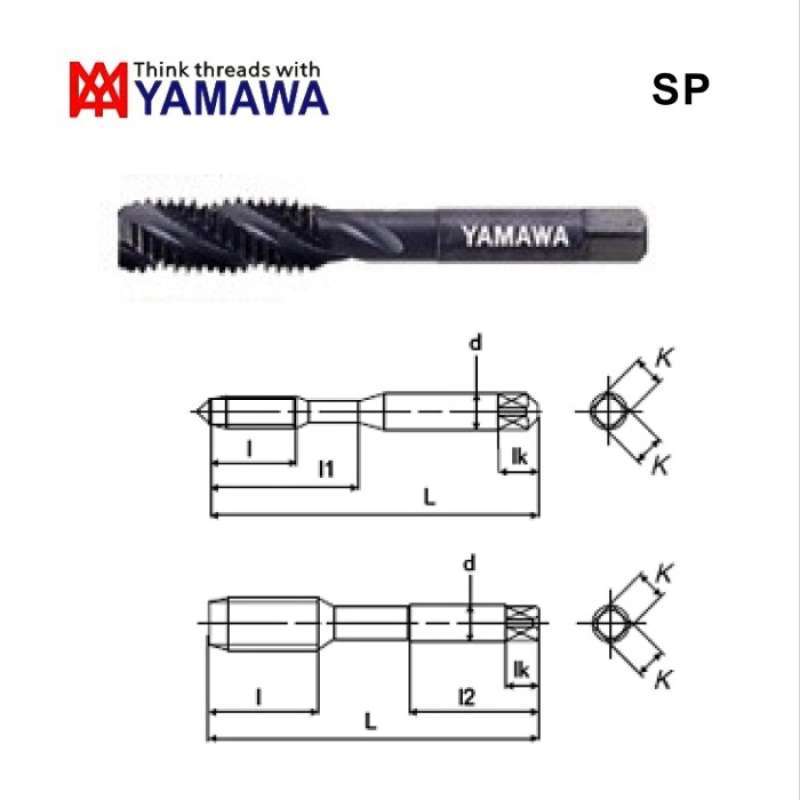Promo Yamawa Hsse Tap Mesin Spiral Fluted M10x1.5 Diskon 23% Di Seller Cv. Kenesi Sukarindo ...