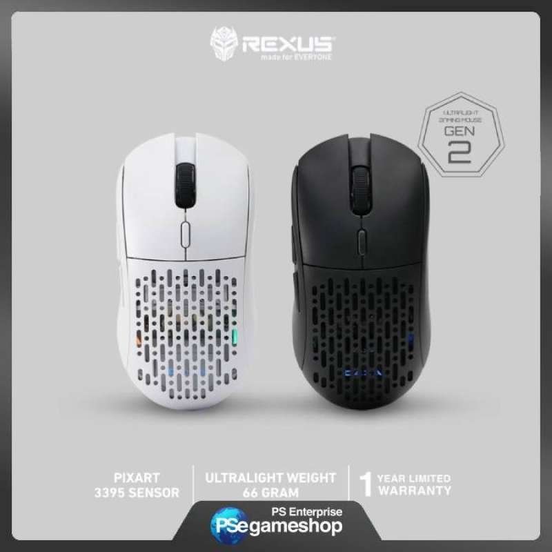 Promo Rexus PRO Mouse Wireless Gaming Daxa Air IV / Daxa Air 4 / Gen 2 ...
