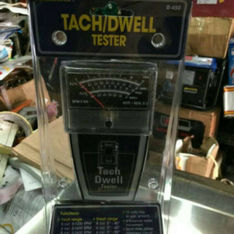 Promo Tach Dwell Tester R-450 Trisco Analog Tachometer R450 Taiwan Asli ...