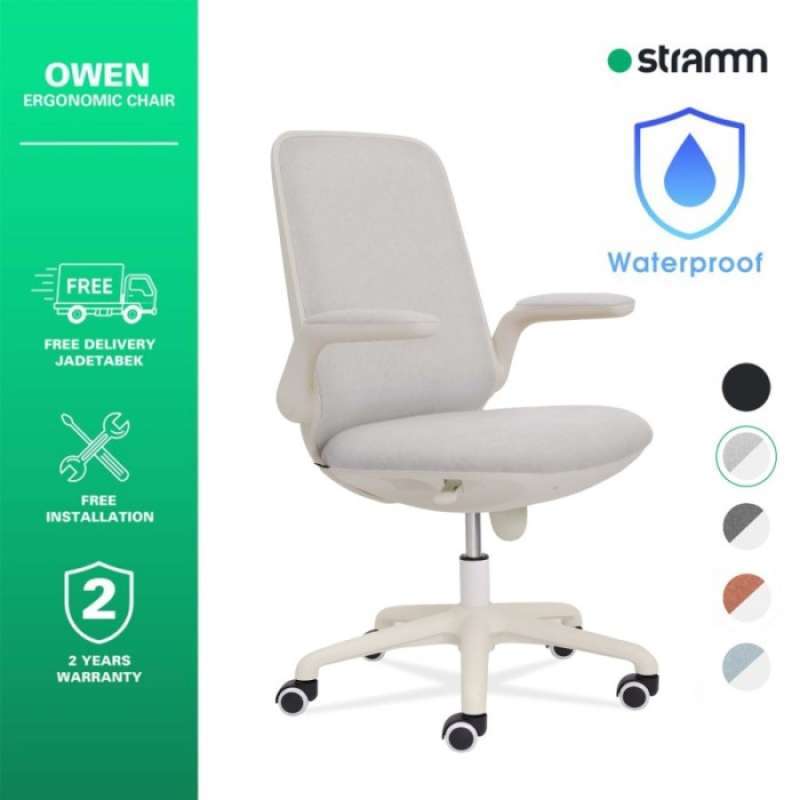 Promo Kursi Kantor Ergonomis Stramm Owen Diskon 33% di Seller AQMAR ...