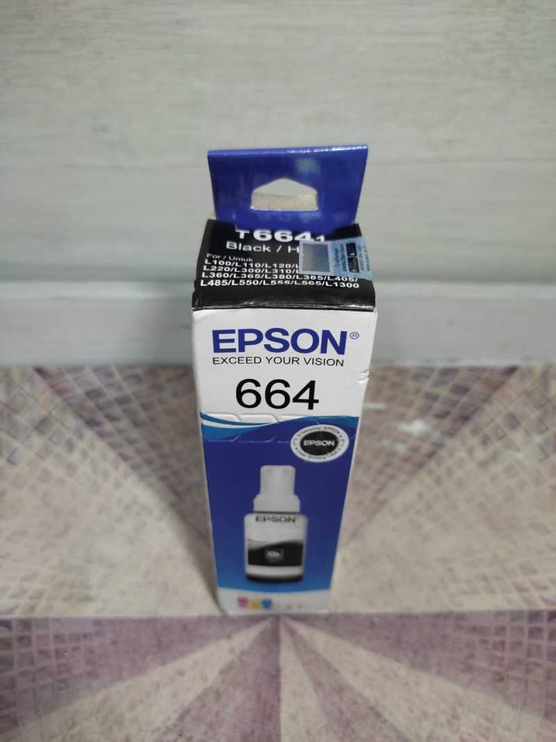 Jual Epson 664 Black Tinta Botol Original ( T6641 ) Di Seller Tinta ...