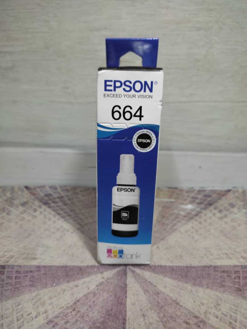 Jual Epson 664 Black Tinta Botol Original ( T6641 ) Di Seller Tinta ...