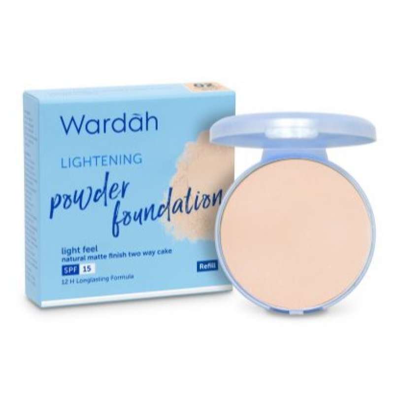 Jual WARDAH REFILL LIGHTENING POWDER FOUNDATION LIGHT FEEL - Isi Ulang ...