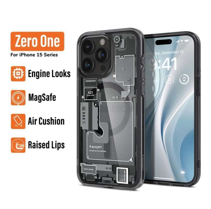 Promo Case iPhone 15 Pro Max Plus Spigen Ultra Hybrid Zero One MagSafe ...