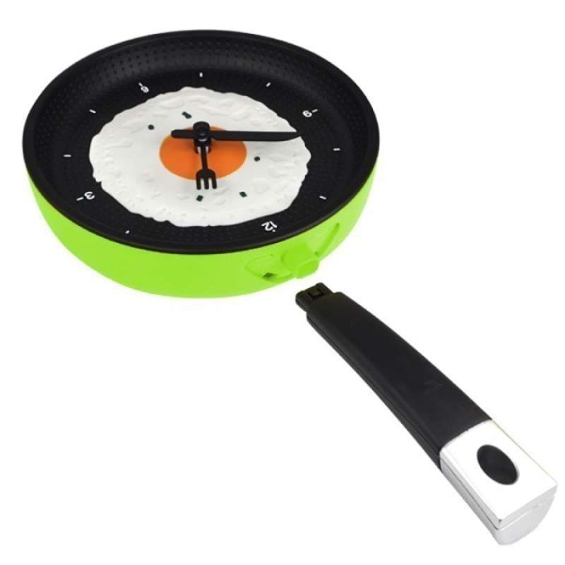 Promo Frying Pan Wall Clock - Jam Dinding Bentuk Teflon Diskon 23% Di Seller Djaya Mandiri Store ...