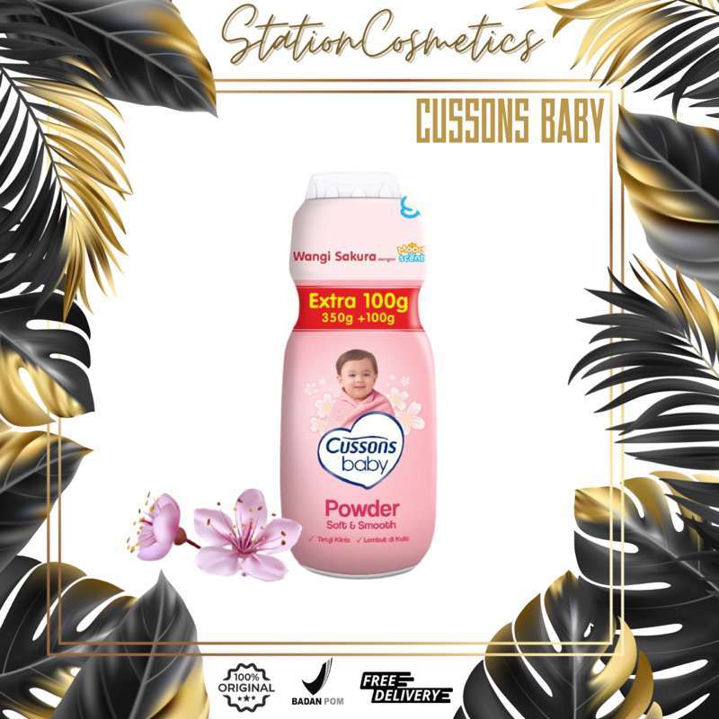 Jual CUSSONS BABY Powder Soft & Smooth Extra Fill - 100g | 260g | 450g ...