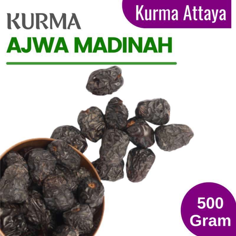 Jual 1 KG KURMA AJWA / KURMA NABI / AZWA / PREMIUM MEDINAH DATES ...