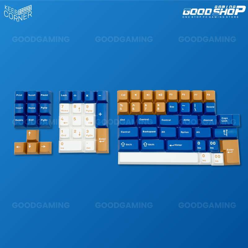 Jual GANSS Azure PBT Double Shot Cherry Profile Keycaps Set di Seller GOOD GAMING SHOP - Mangga ...