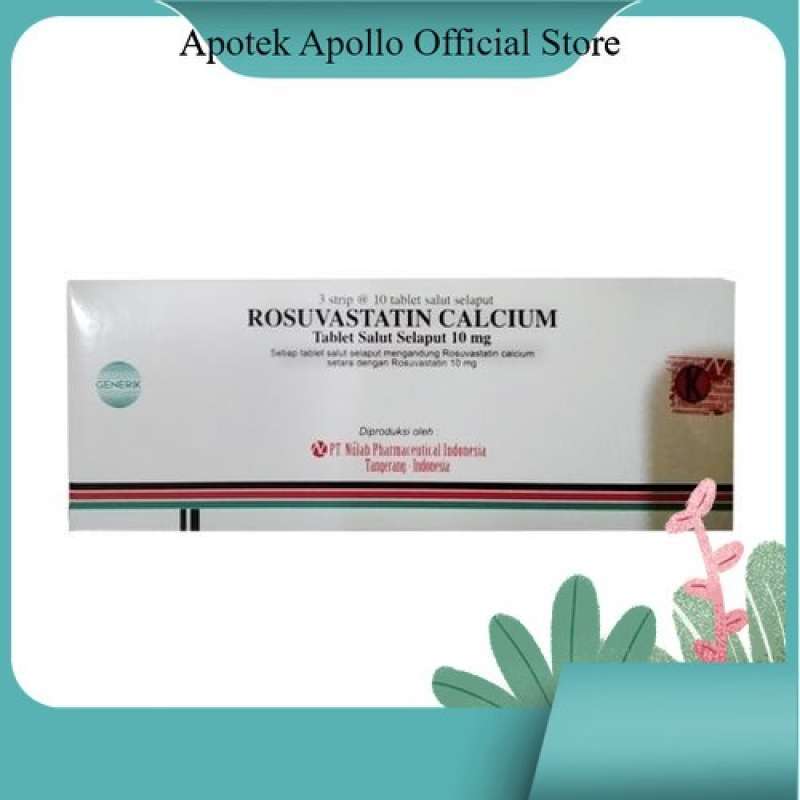 Jual Rosuvastatin Nulab 10 Mg Box 30 Tablet Di Seller Apotek Apollo ...