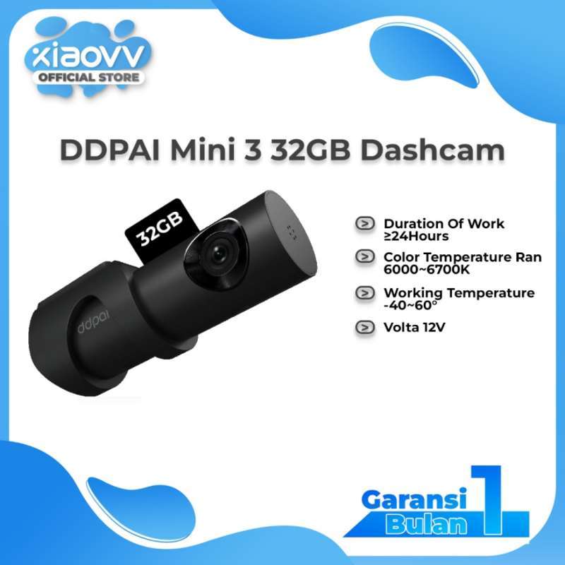 Jual Ddpai Mini 3 32gb Dashcam - Dashboard Camera Hd 1080p Wifi G ...
