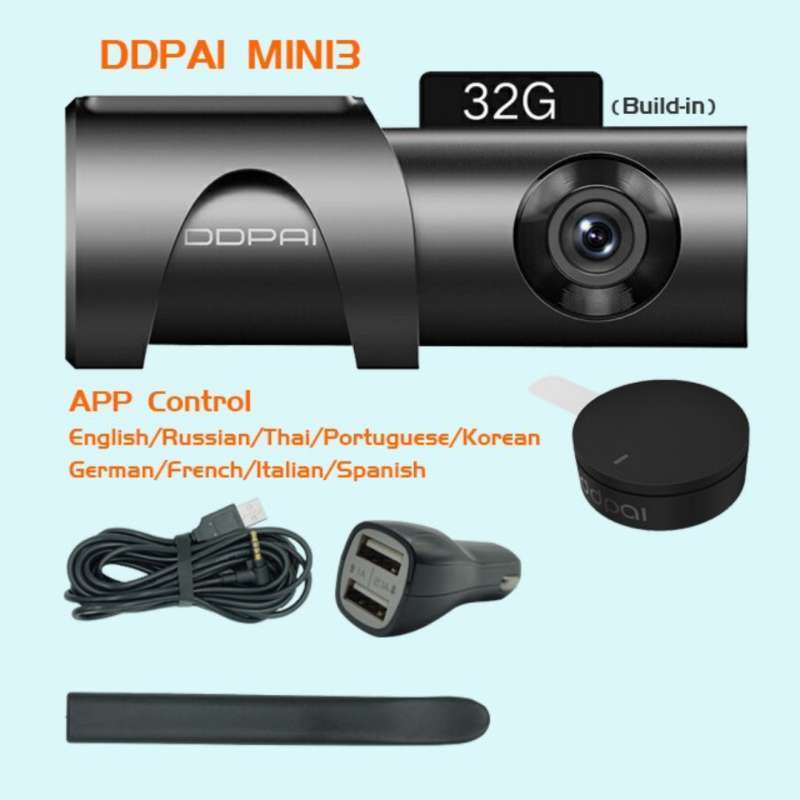 Jual Ddpai Mini 3 32gb Dashcam - Dashboard Camera Hd 1080p Wifi G ...