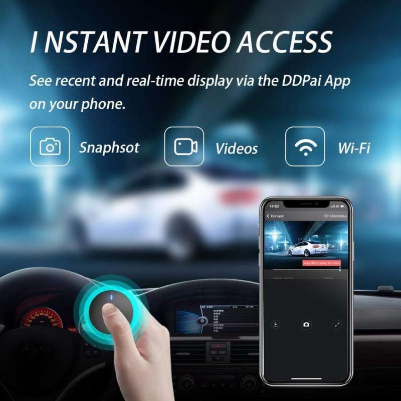Jual Ddpai Mini 3 32gb Dashcam - Dashboard Camera Hd 1080p Wifi G ...