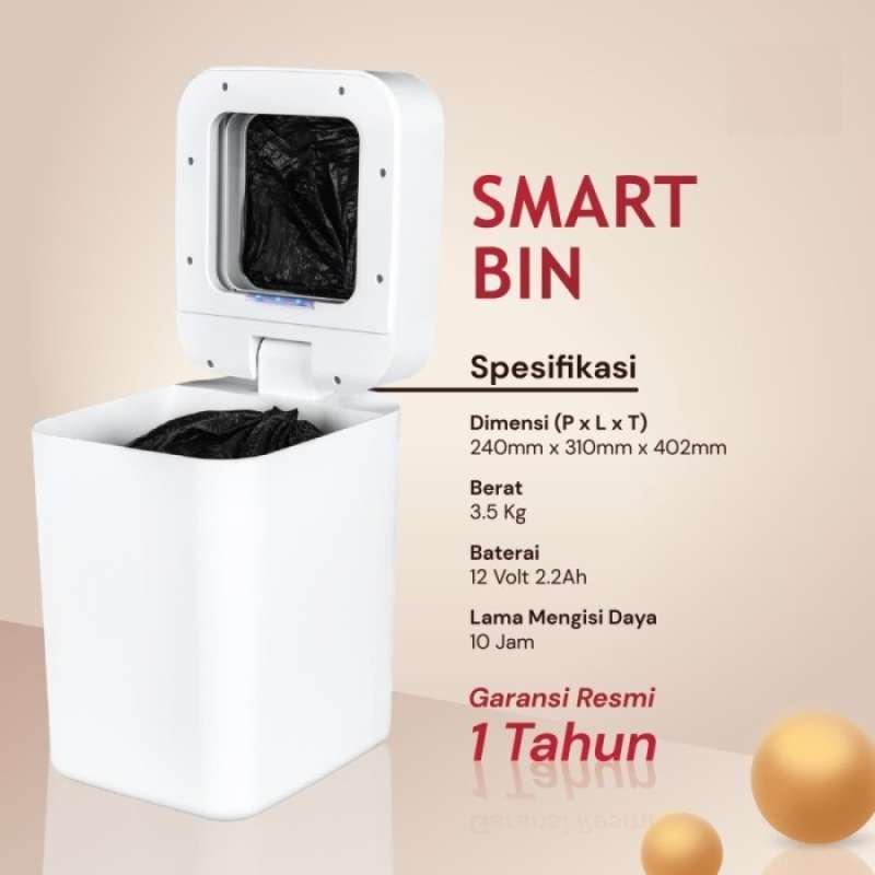 Promo Tong Sampah Cerdas Higienis Smart Trash Bin - Tanpa Sentuh TOWNEW T1 Diskon 23% di Seller ...