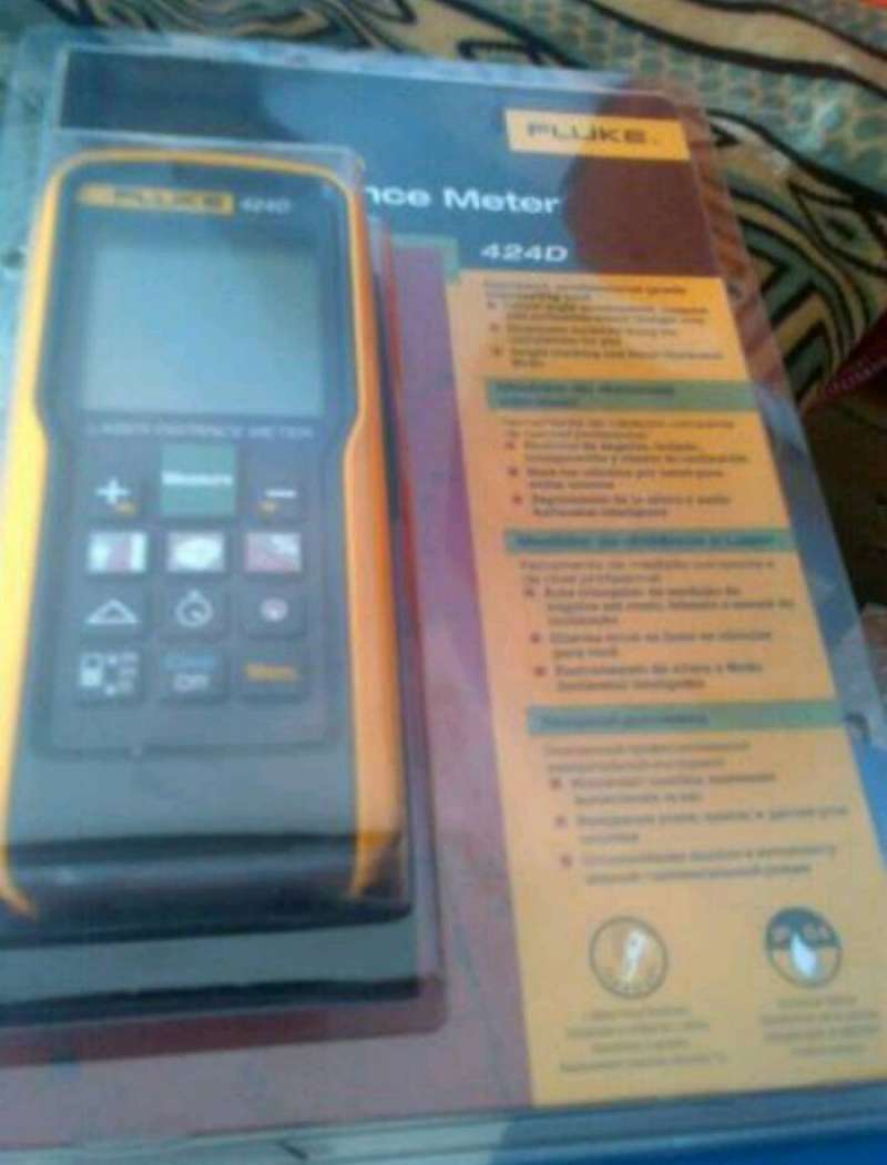 Promo Meteran Laser Digital 100 Meter 100 m FLUKE 424D Asli garansi ...
