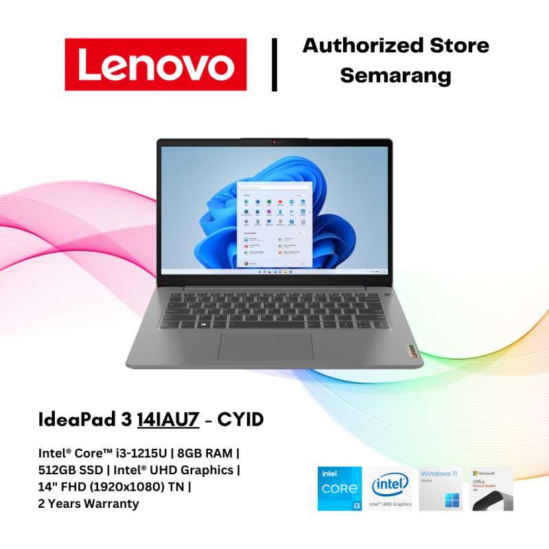 Promo Lenovo Ideapad 3 - Cyid Arctic Grey (intel® Core™ I3-1215u/8gb ...