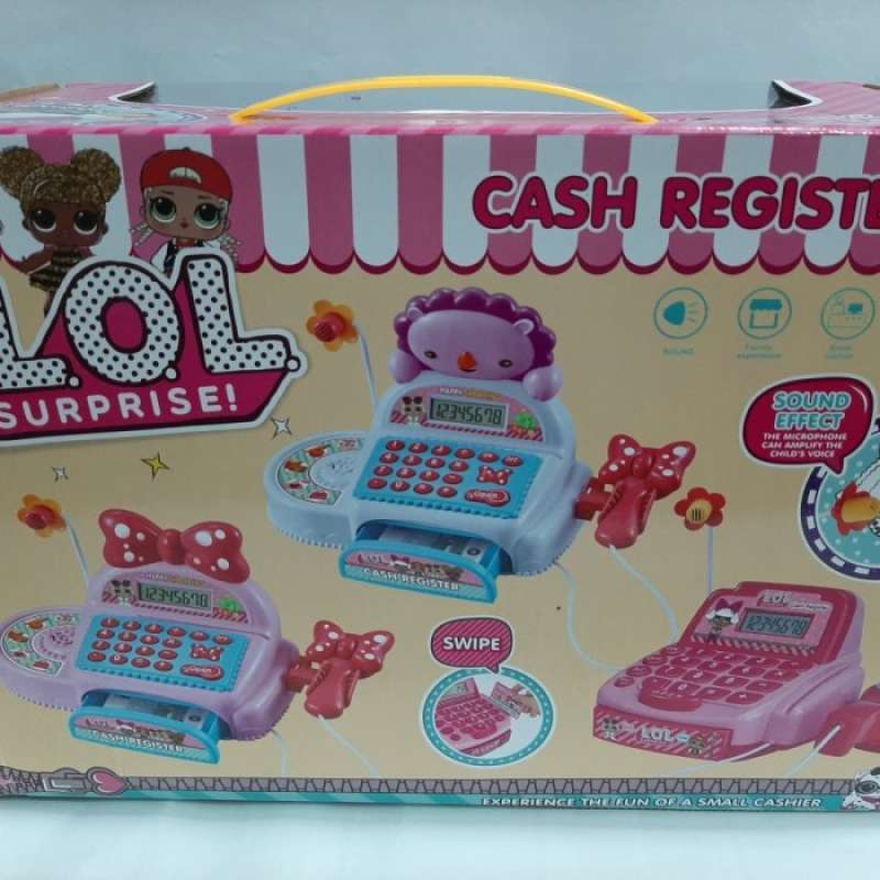 Promo MAINAN CASH REGISTER LOL MESIN KASIR SUPERMARKET ANAK LENGKAP ...