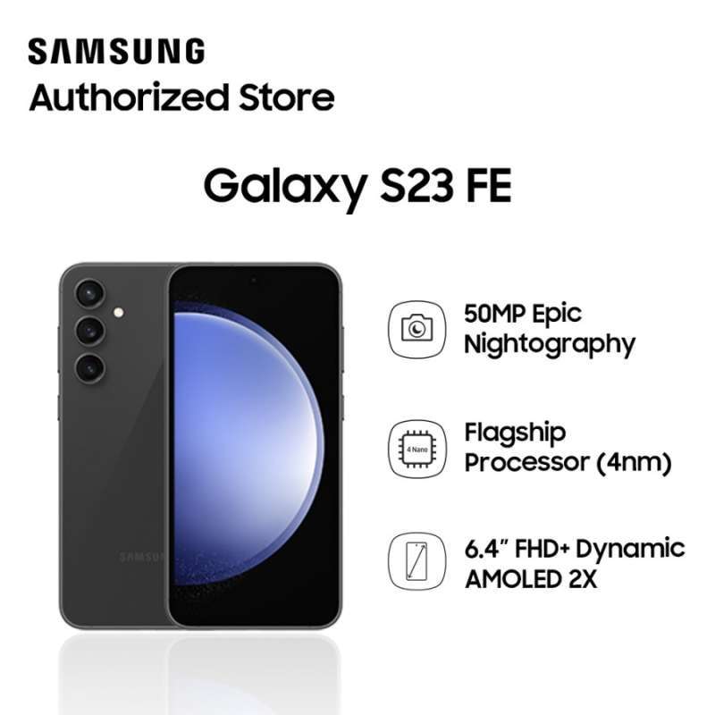 Jual Samsung Galaxy S23 FE 5G 8/128GB - Graphite di Seller SAMSUNG ...