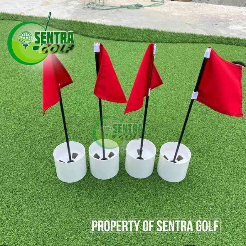 Promo 1 Paket Hole Cup Golf - Tiang Golf Bendera - Bendera Golf - Biru ...