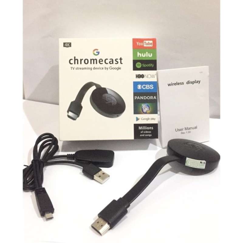 Promo Google Chromecast HDMI TV Streaming Media Player Diskon 23% di ...