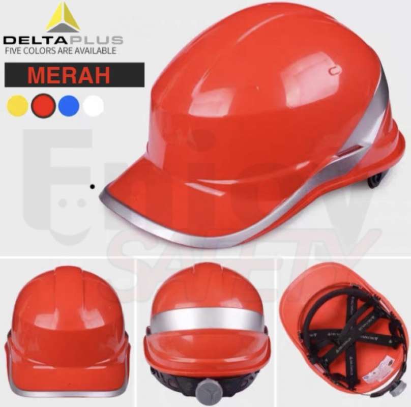 Promo Helm Proyek Delta Plus Venitex Safety Helmet Jenis Kenop - Merah ...
