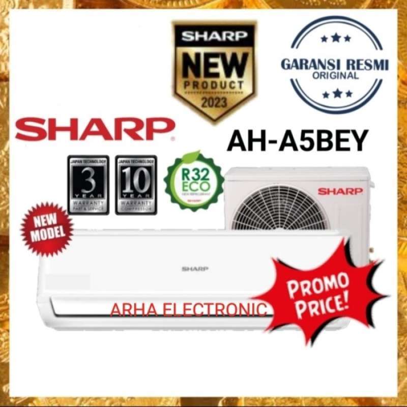 Promo Ac Sharp 1/2 Pk Low Watt Ah - A5 Bey New Series + Pasang Dan Instalasi Diskon 23% Di ...